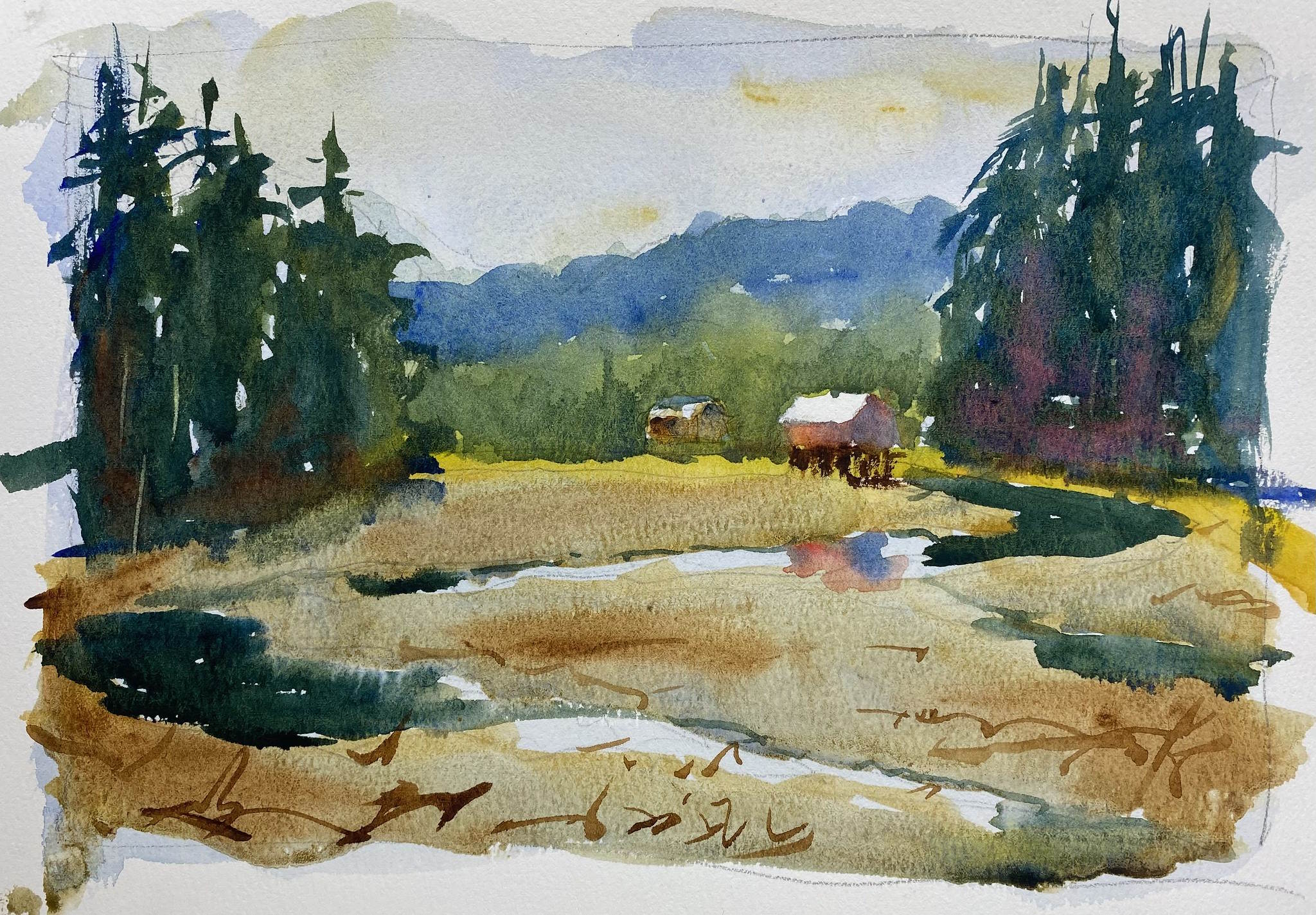 A slew of new paintings - Bill Fulton Watercolors